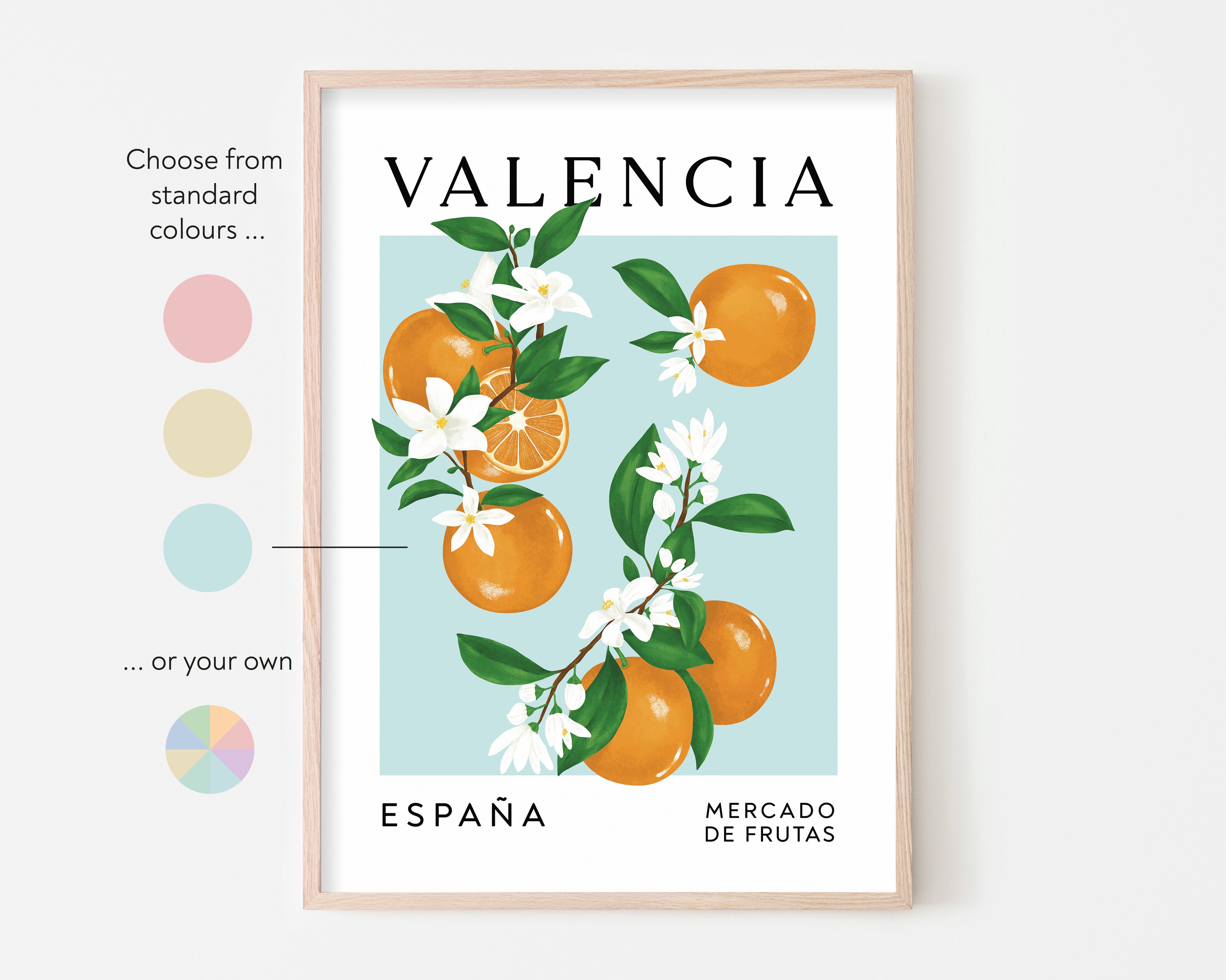 Valencia Oranges Art Print – Vero Illustrates